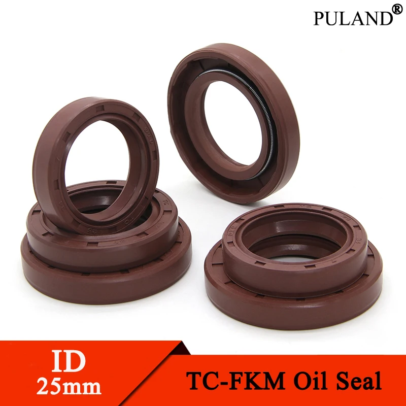 1/2pcs ID 25mm FKM Oil Seal TC 25*31/32/33/34/35/36/37/38/40/42/45/47 ...