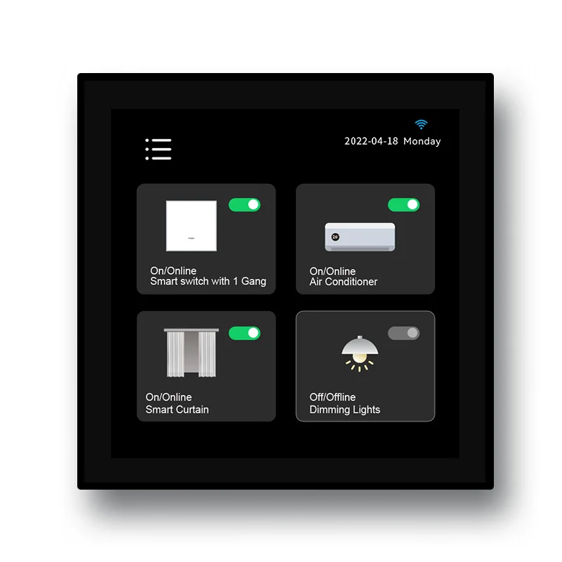 Zigbee Smart Control Panel With Scene Switch Android Linux