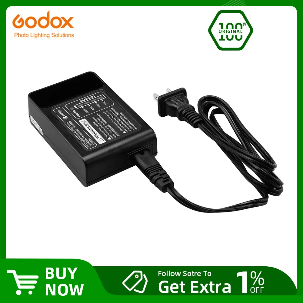 GODOX-VC18-VB-18-Special-Charger-For-Godox-VING-V850-V860-V860II-Flash ...