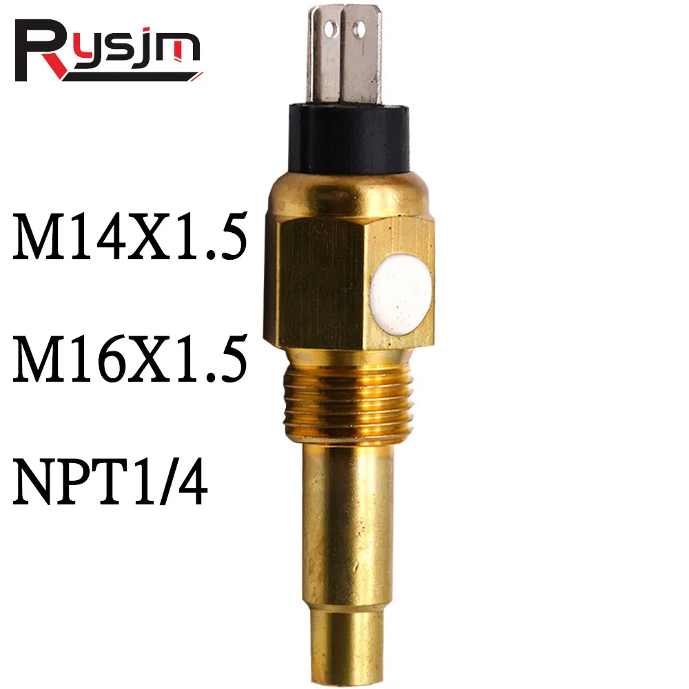 Temperature Sensor Oil Temp NPT1/4 M14 M16 Water Temperature Sensors 14 ...