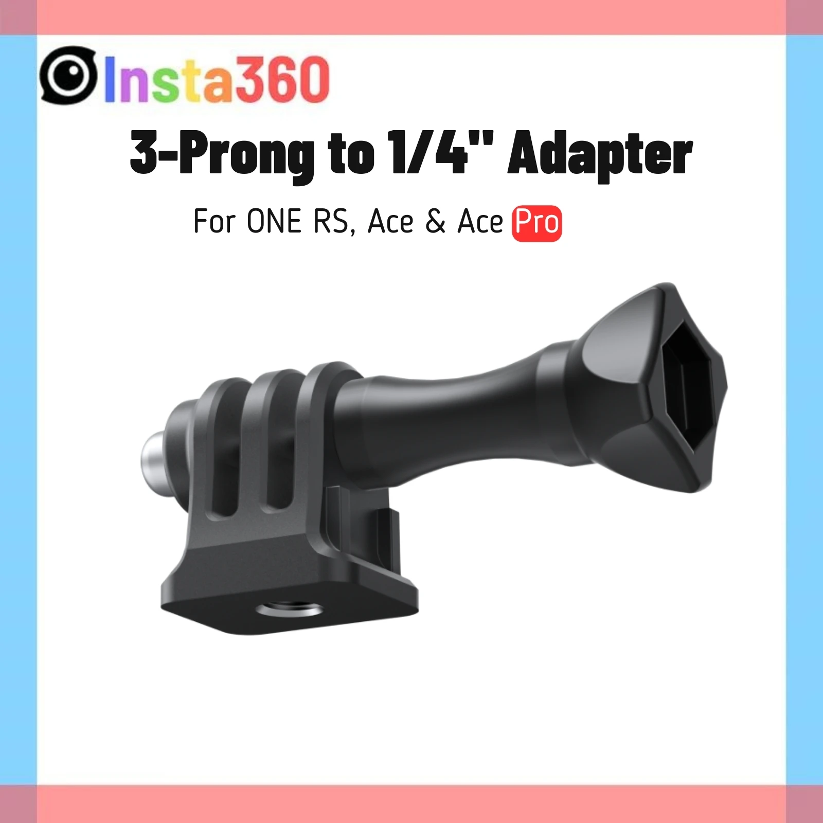 Insta360-Ace-Pro-3-Prong-to-1-4-Adapter-Connector-For-ACE-ACE-PRO-ONE ...