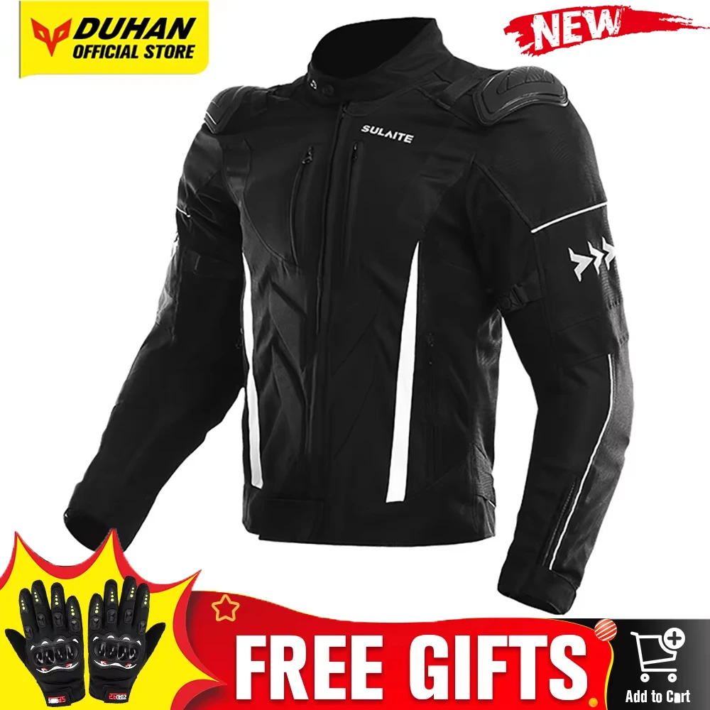 SULAITE Motorcycle Jacket Road Racing Clothing Chaqueta Summer ...