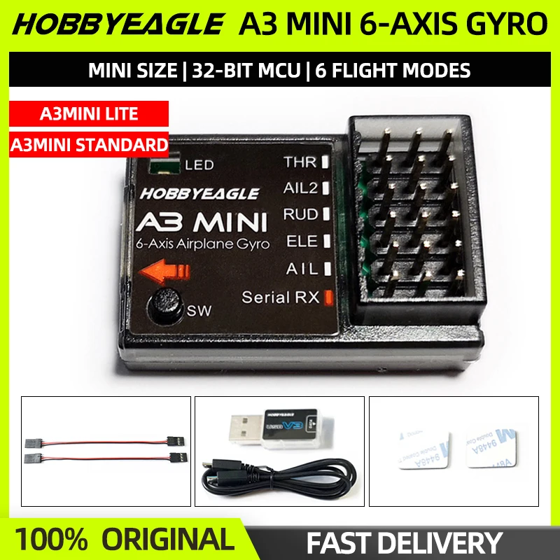 Hobbyeagle-A3-Mini-6-Axis-Gyro-System-Lite-Standard-Flight-Control-FC ...