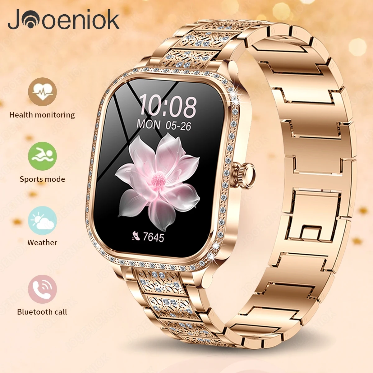 2026 New Diamond Case Smart Watch Women 1.75inch Curved Screen Heart ...