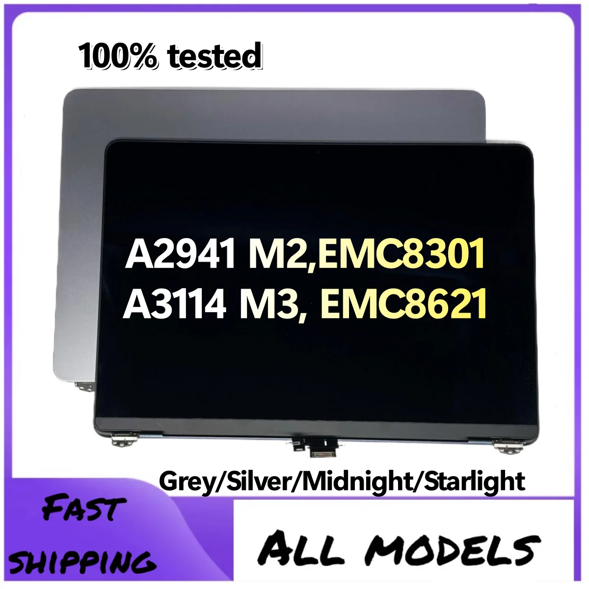 Nuevo Panel de pantalla LCD para Macbook Air Retina 15,3 "M2 A2941 M3 ...