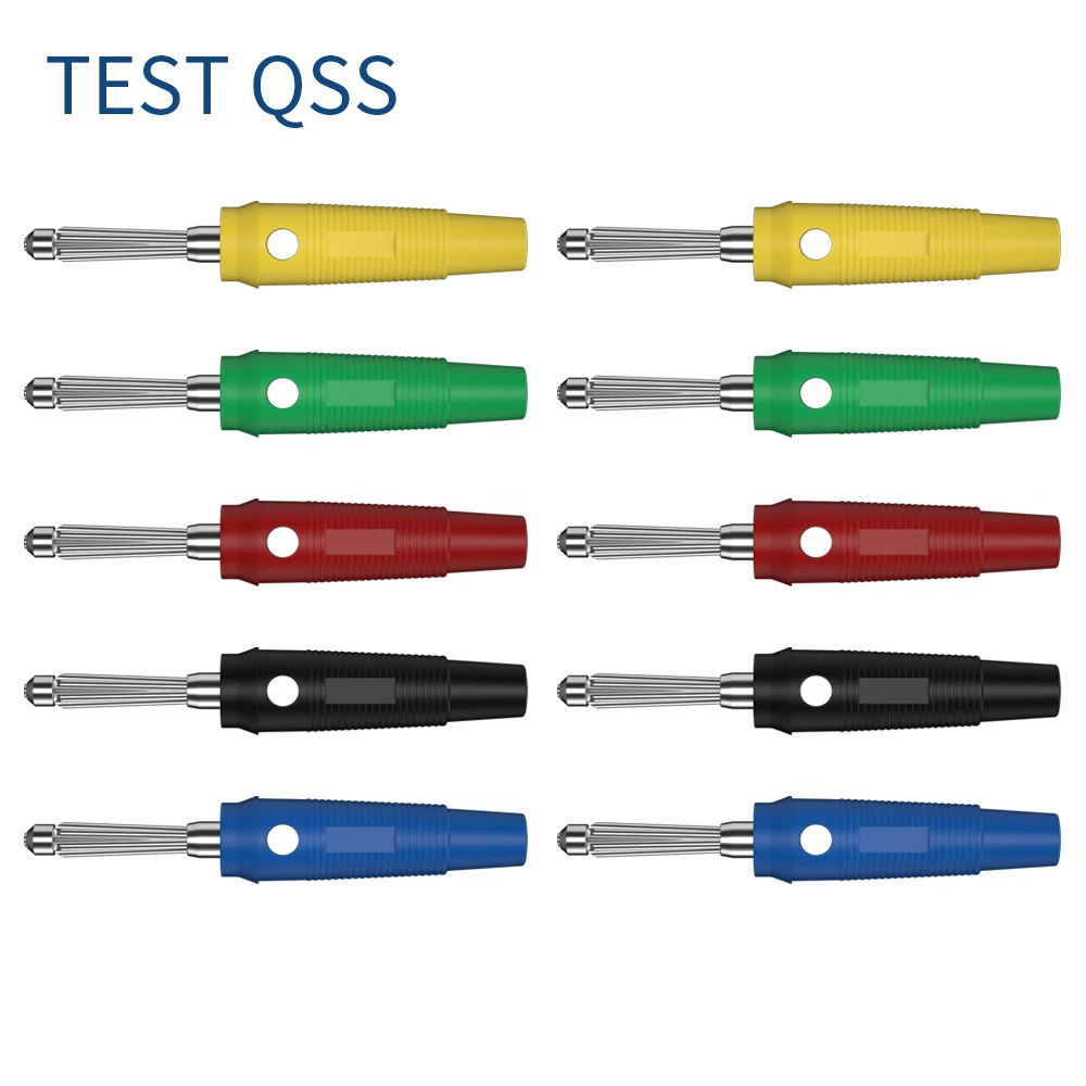 Banana Plug 4mm Shrouded Copper Electrical | 4mm Insulated Stackable ...