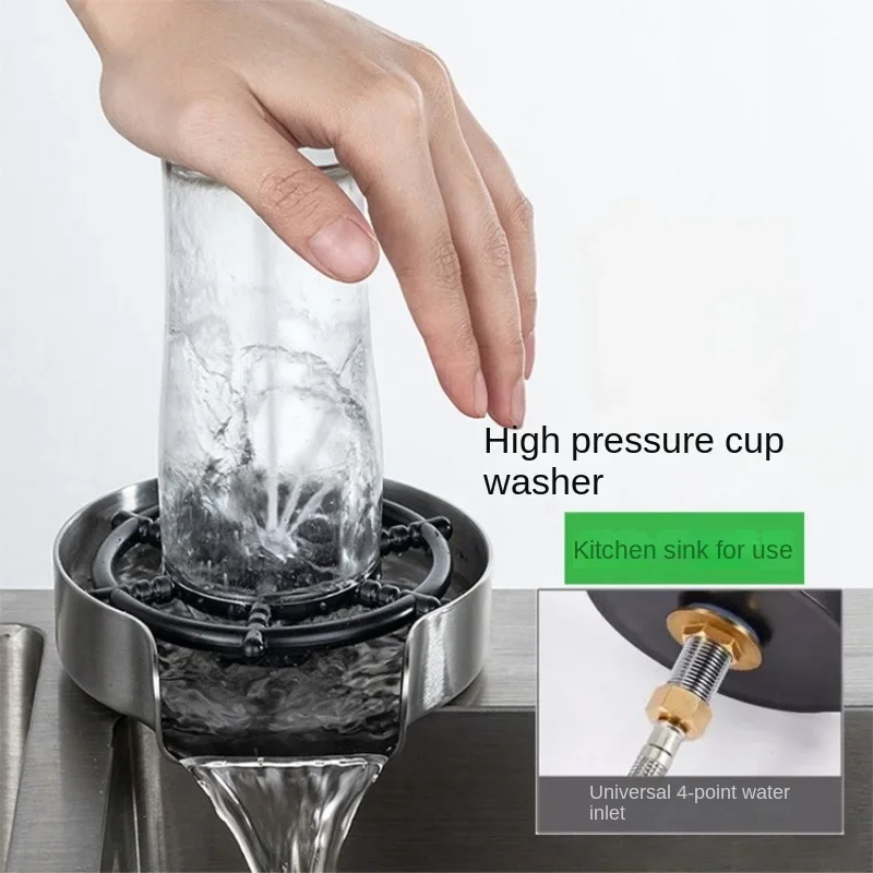 Faucet Glass Cup Rinser For Kitchen Sink Bar Wine glass Rinser Coffee ...