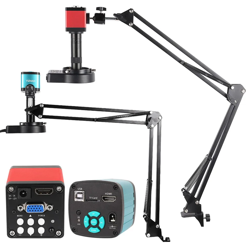 48MP-Microscope-4K-1080P-HDMI-USB-Industrial-Video-Digital-Camera-150X ...