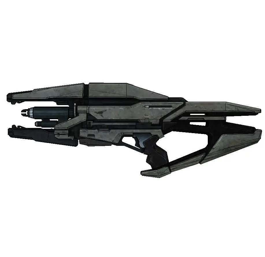Mass Effect 3 Phaeston Rifle 1:1 Scale Paper Model 3D Handmade DIY ...