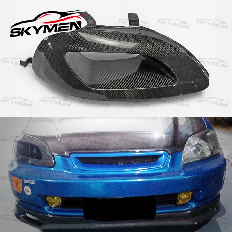 Auto Part For Honda EK9 Civic 96-98 Carbon Headlight Air Duct Fiber ...