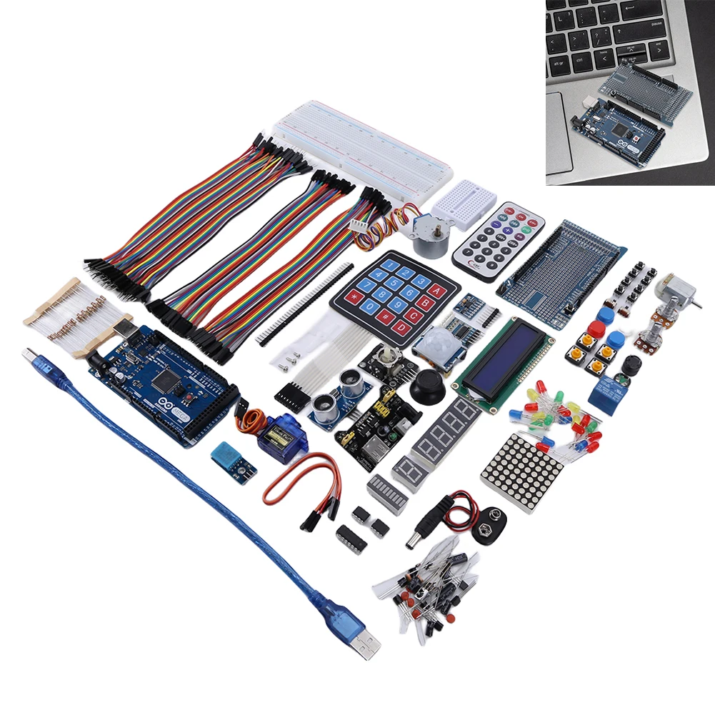 DIY-Projektset mit LCD1602 MEGA2560 R3 Starter Kit Tutorial Starterset ...