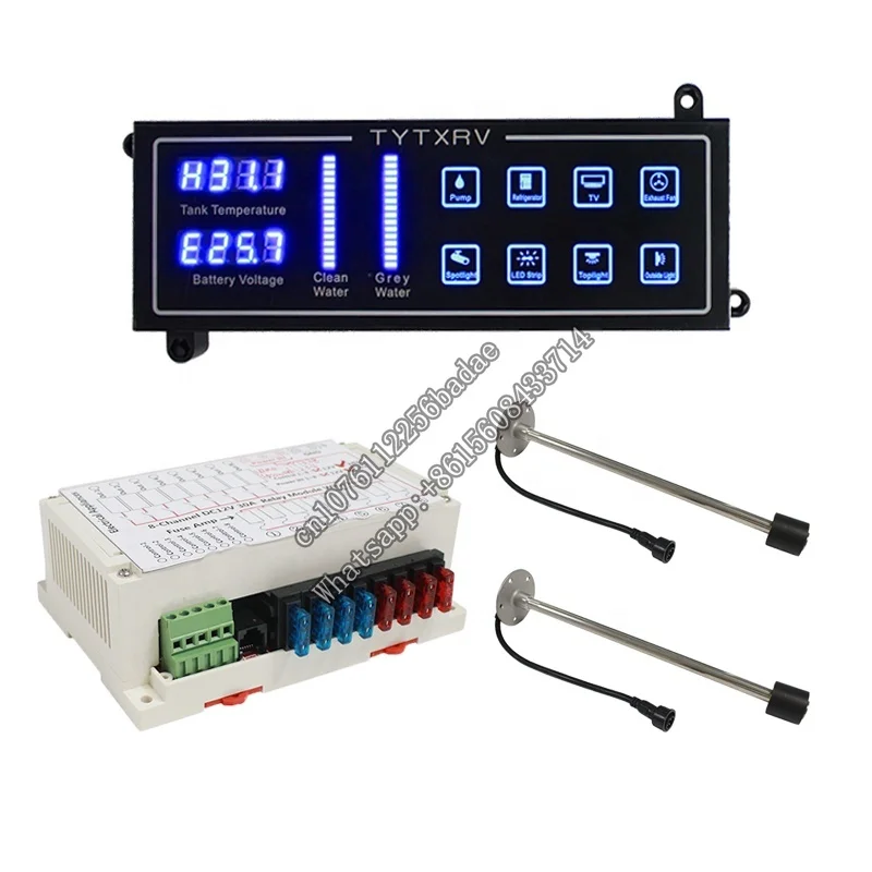 TYTXRV-Camping-Parts-Include-Voltmeter-Water-Meter-Temperature-Gauge-8 ...