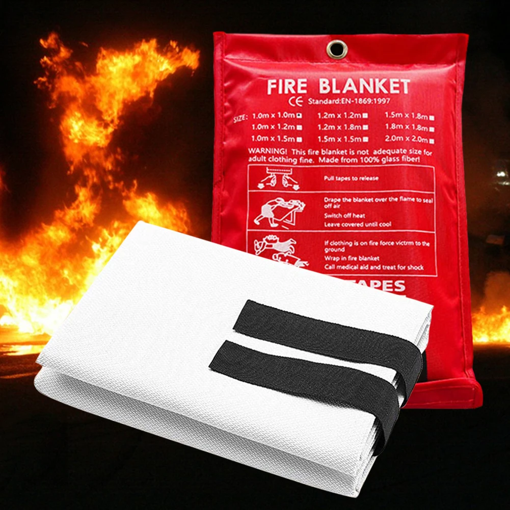 Fire-Blanket-Fiberglass-Fire-Blanket-Flame-Retardant-Protection ...
