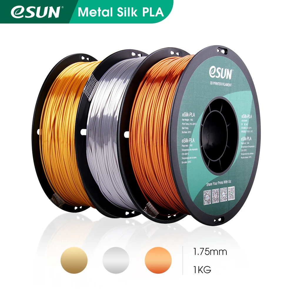 eSUN-Silk-PLA-Filament-1-75mm-Metal-Silk-PLA-3D-Printer-Filament-1KG-2 ...