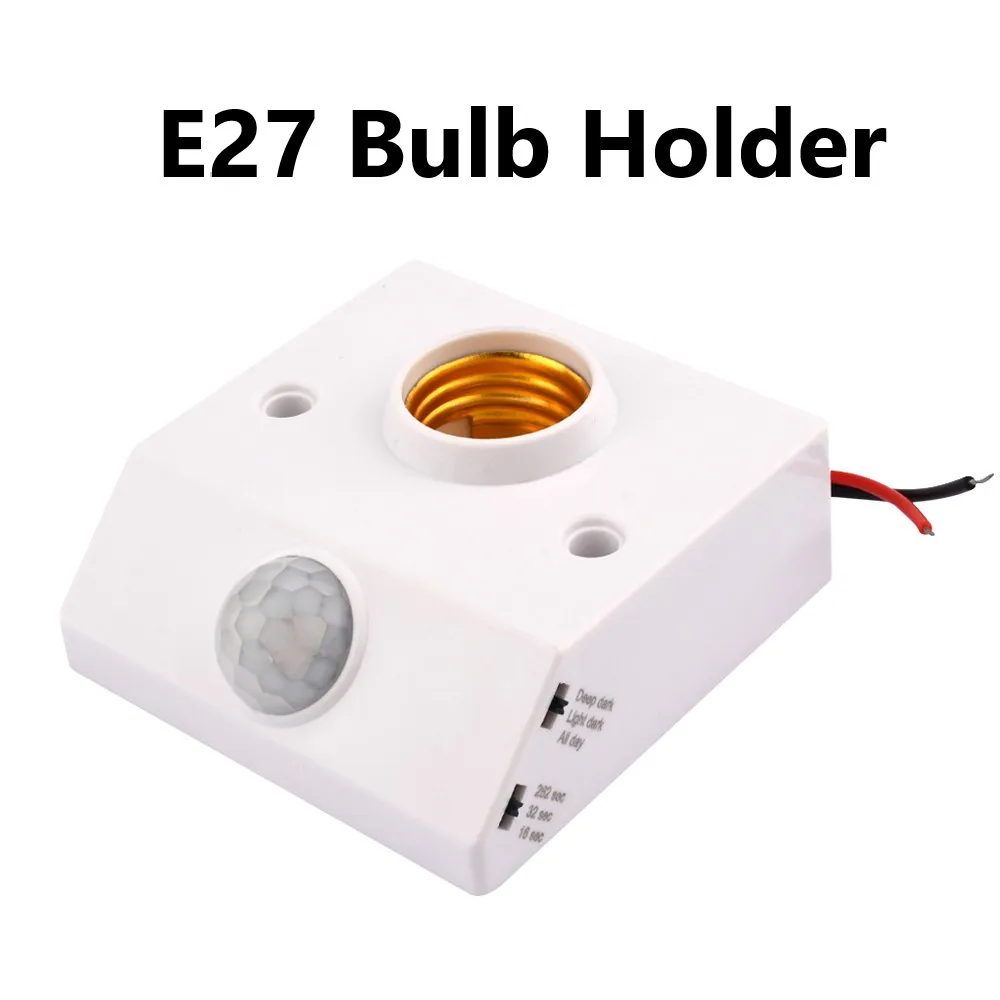 E27-Infrared-Induction-Lamp-Socket-Holder-IR-Human-Body-Sensing ...