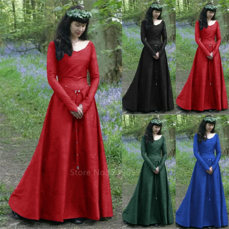 New-Halloween-Costumes-for-Medieval-Cosplay-Women-Renaissance-Victoria ...