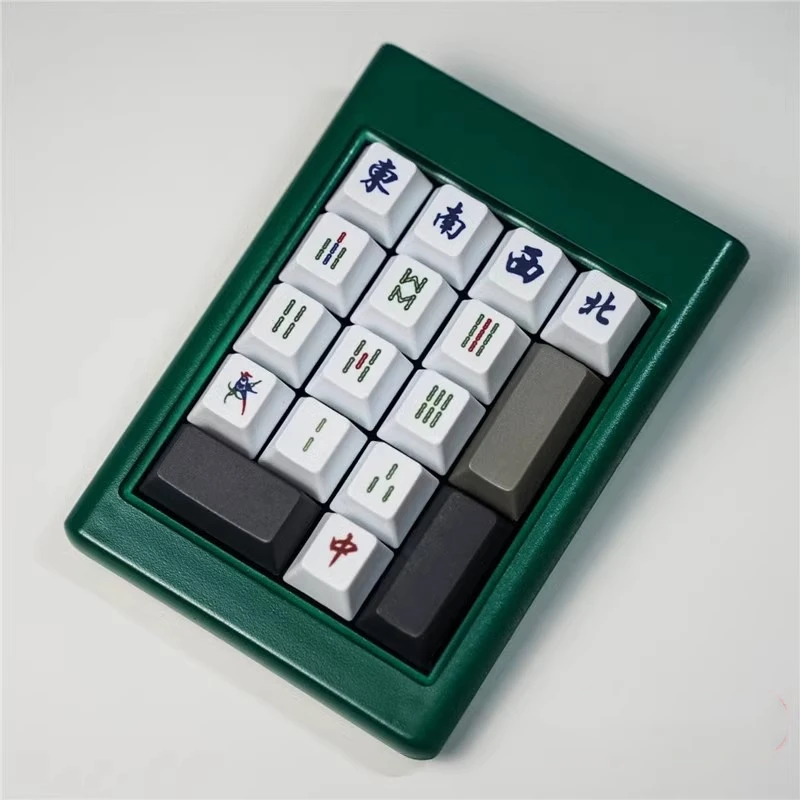 1-Set-Mahjong-Theme-Keycaps-Personality-Dye-Sublimation-PBT-Key-Caps ...