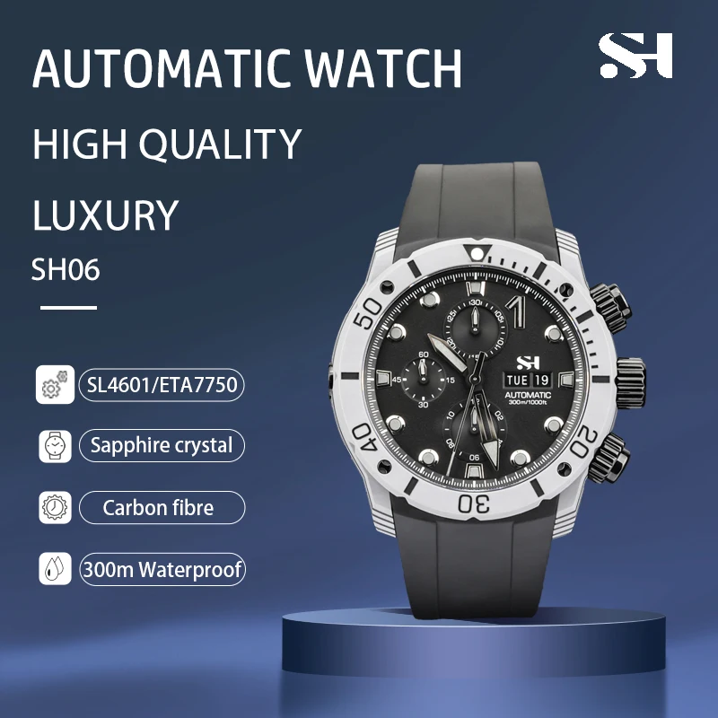 SH-2024-New-Carbon-fibre-45MM-Automatic-Mechanical-Wristwatches-SW500 ...