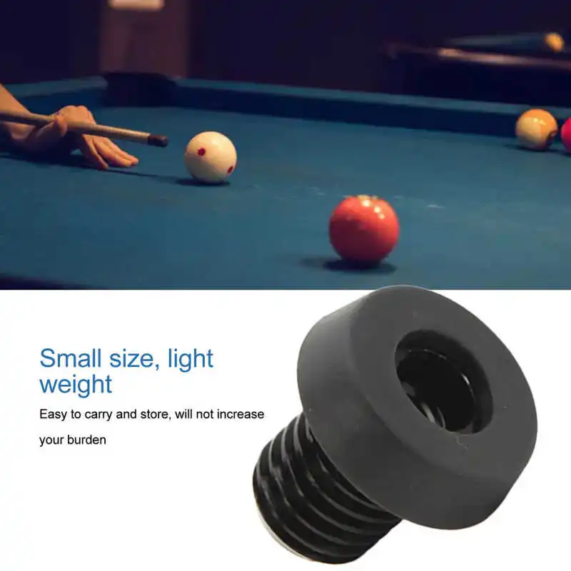 Billiard Rubber Bumper Cue Block Butt Connected Extension Billiard ...