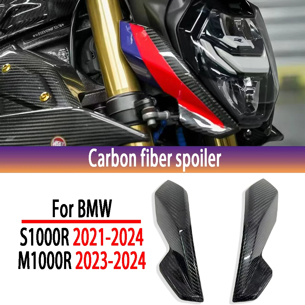 For BMW S1000R 2021-2024 S 1000 R M1000R 100%Carbon fiber spoiler wing ...