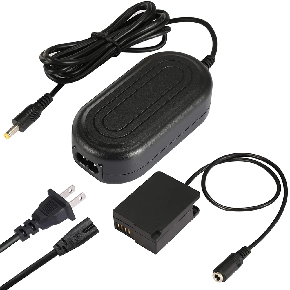 Dmw-dcc8 Dmw-ac8 Ac Power Adapter Kit For Panasonic Lumix Dmw-blc12 ...