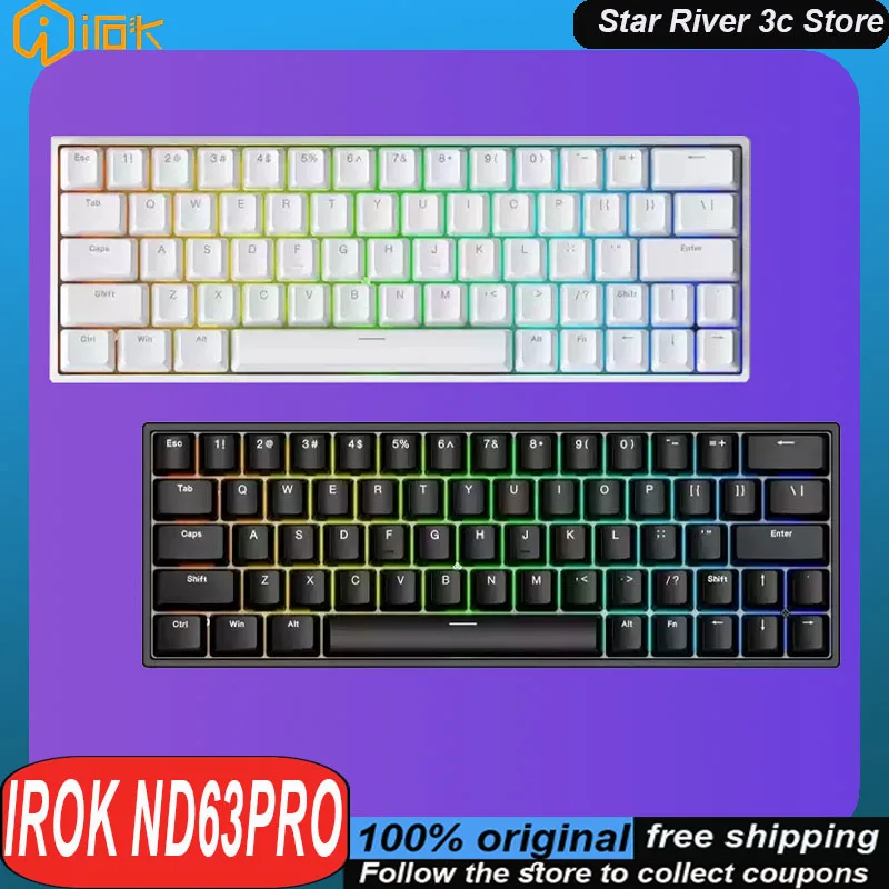 Irok-Nd63pro-Magnetic-Switch-Mechanical-Keyboard-Self-Developed-Driver ...