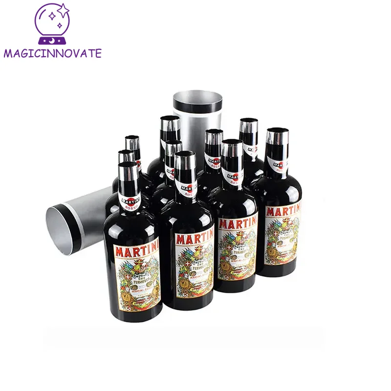 Multiplying-Bottles-Black-10-Bottles-Moving-Increasing-bottle-Magic-Tricks-Stage-Gimmick ...