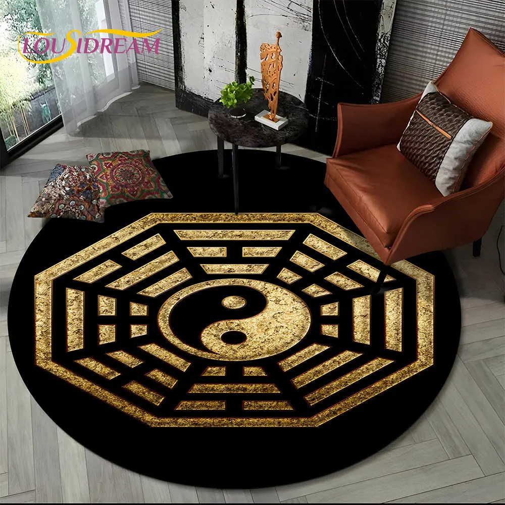3D-Chinese-Tai-Chi-Bagua-Yin-Yang-Round-Area-Rug-Carpet-Rug-for-Living ...