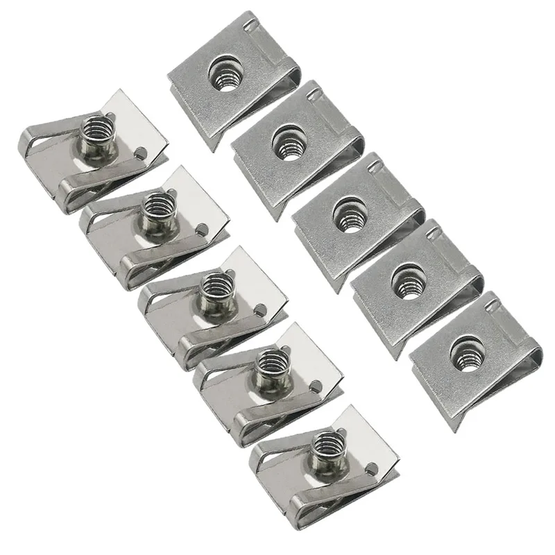 10pcs-Stainless-Steel-U-Type-Clips-with-Thread-M6-M5-M4-M8-8mm-5mm-6mm ...