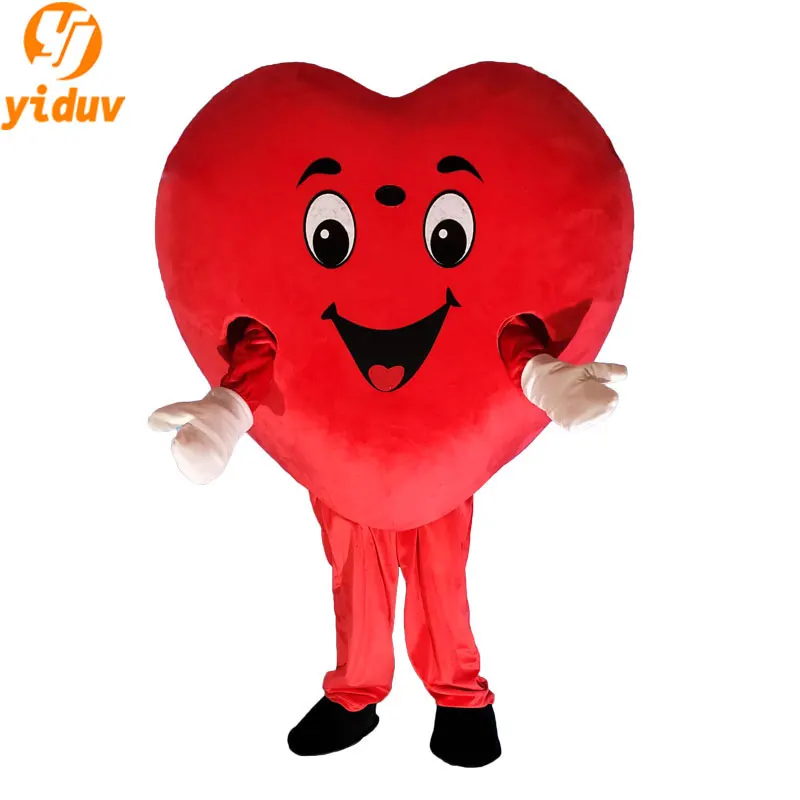 New-Red-Heart-Love-Mascot-Costume-Cosplay-Costume-for-Adult-Halloween ...