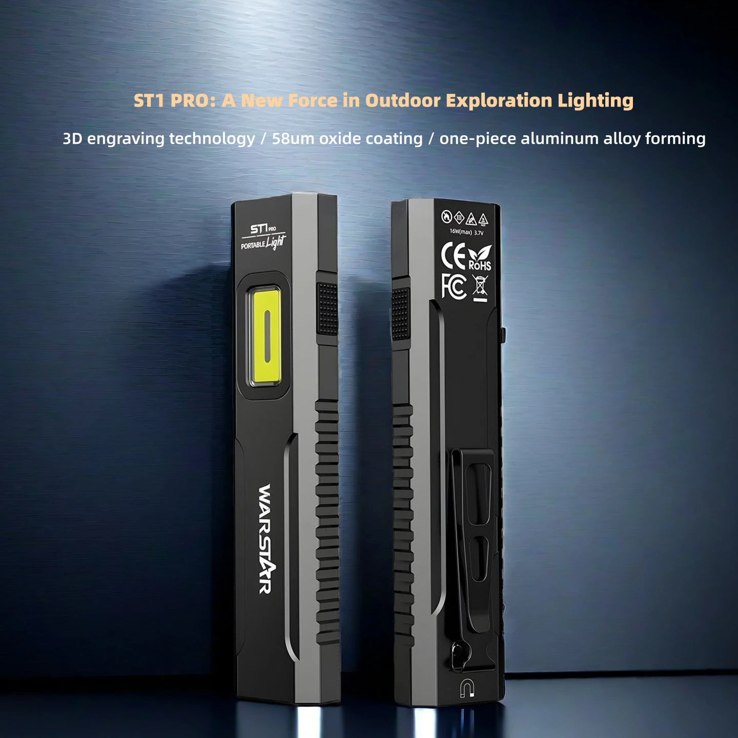 ST1 Workshop Professional Aluminum SFT25 LED 1500lm Magnetic Remote C ...