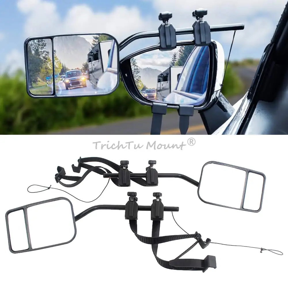 For-RVs-Caravan-Trucks-Cars-Van-Trailers-Universal-Rearview-Mirror ...