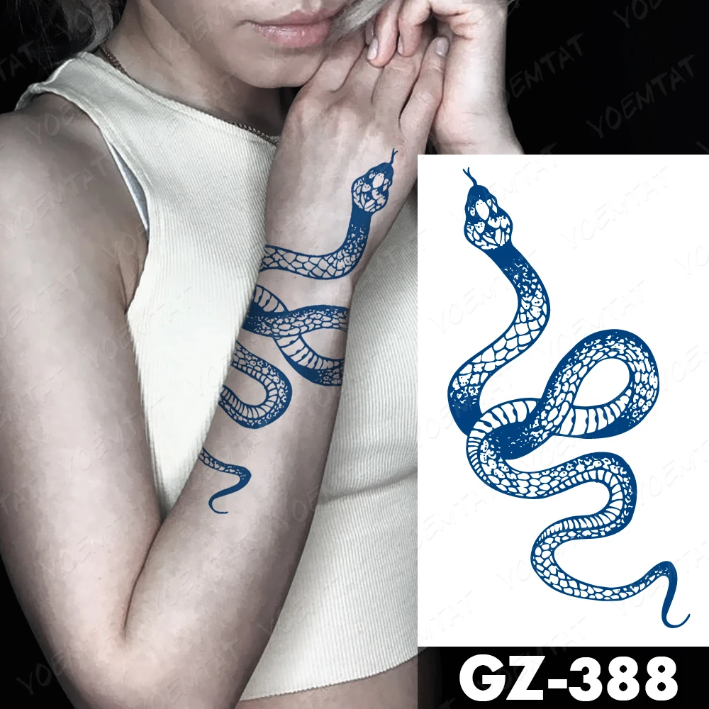 Snake Wrapping Tattoo