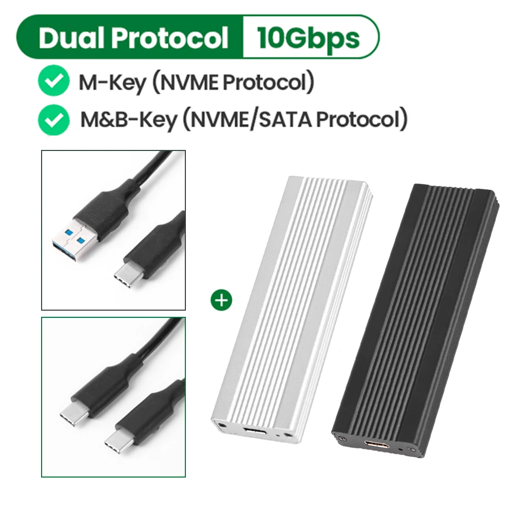 M2 Ssd Case Nvme Enclosure M.2 To Usb,usb C 3.2 Ssd Adapter For Nvme ...