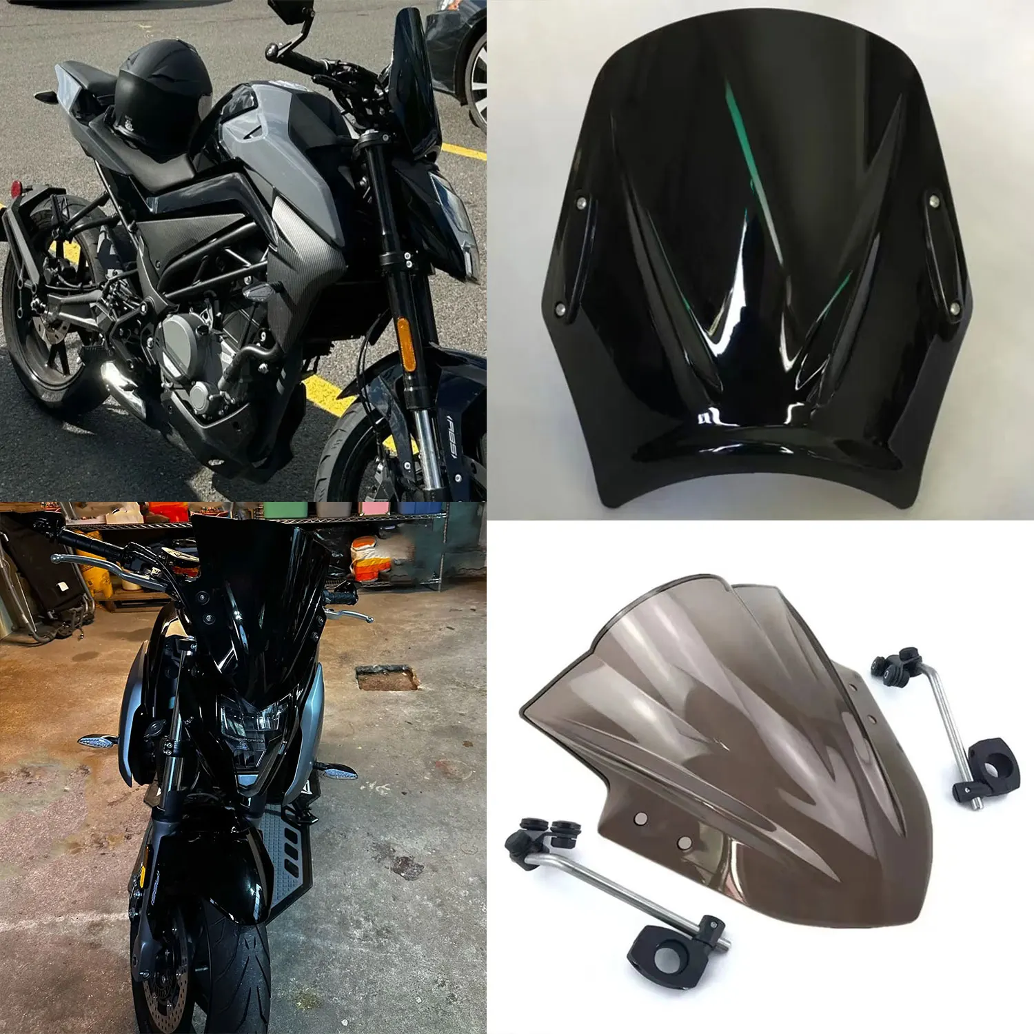 For CFMOTO 300NK 300 NK Moto NK300 CF 300NK Adjustable Bracket 7/8 ...