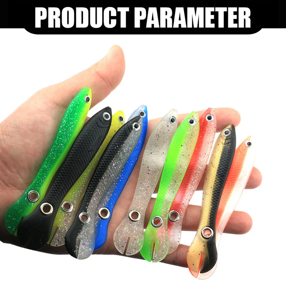 Hunthouse-T-Tail-Soft-Lure-10cm-6g-Silicone-Artificial-Plastic-Bait-for ...