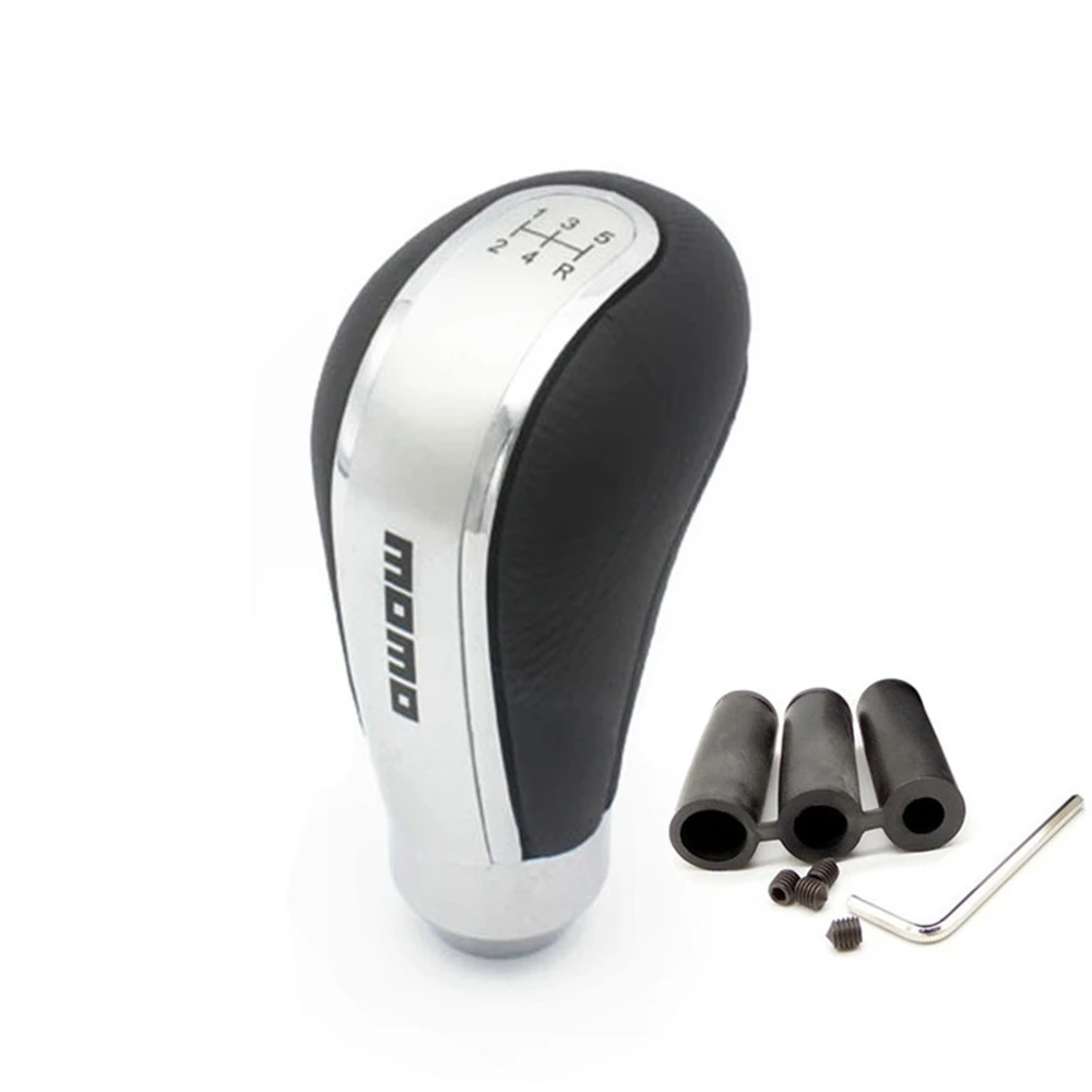 JDM MOMO 5 Speed MT Manual Universal Gear Shift Knob Gearshift Shifter ...