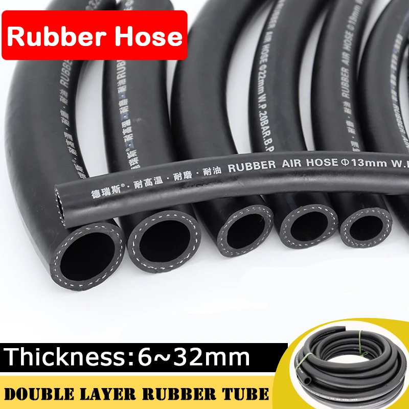 1m/Lot I.D 6-32mm Black High Pressure Rubber Hose Automobile Cylinder ...