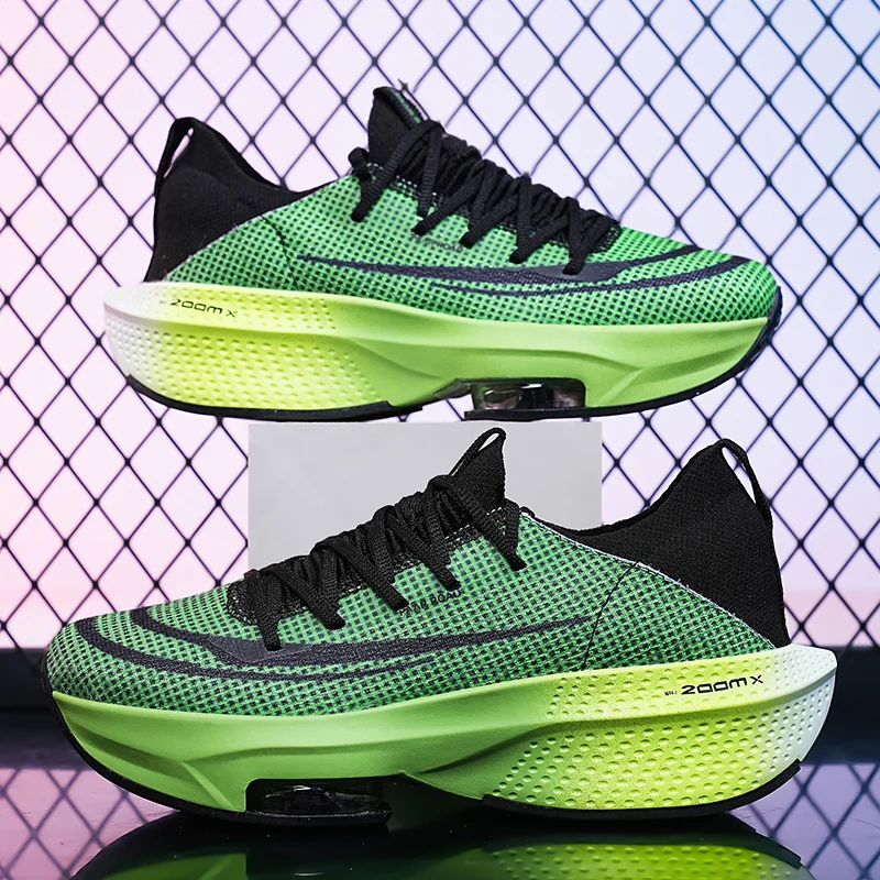 Running Shoes Men Breathable Thick Soled Casual Jogging Gym Shoes ...