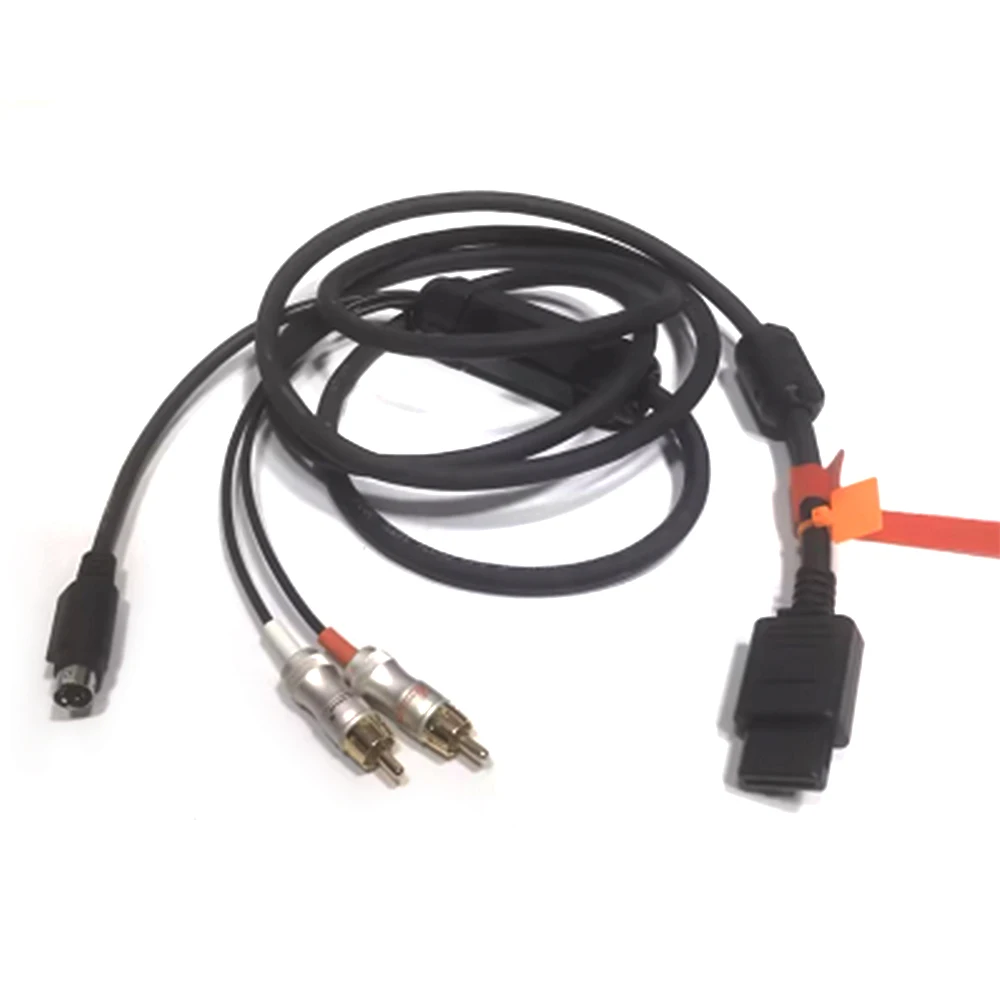 SFC-N64-NGC-S-Video-Cable-Shielded-Cable-Retro-Video-Game-Console-Video ...