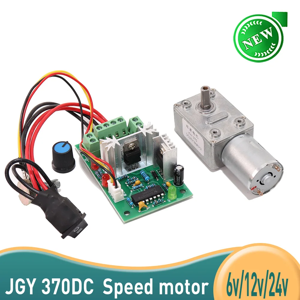 reducer micro motor JGY 370 12v 40RPM 6v 6RPM 24v 30RPMDC low speed + bracket + DC motor IE 1 ...
