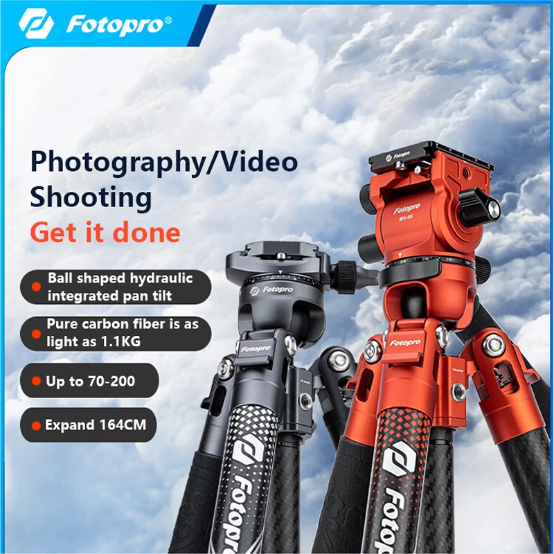 Fotopro-X-Airfly-FALCAM-F38-Carbon-Fiber-Travel-Tripod-Quick-Release ...