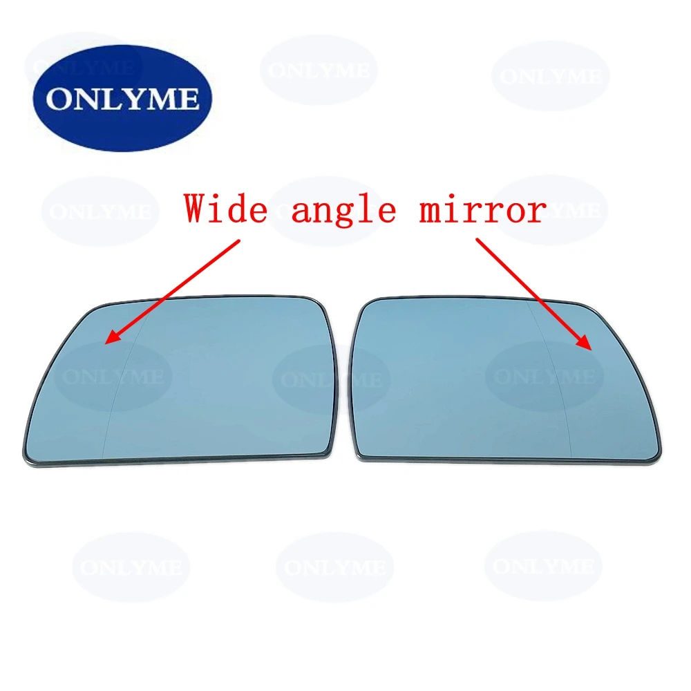 Wide Angle Heated Blue Mirror Glass For BMW X3 / E83 2004 2005 2006 ...