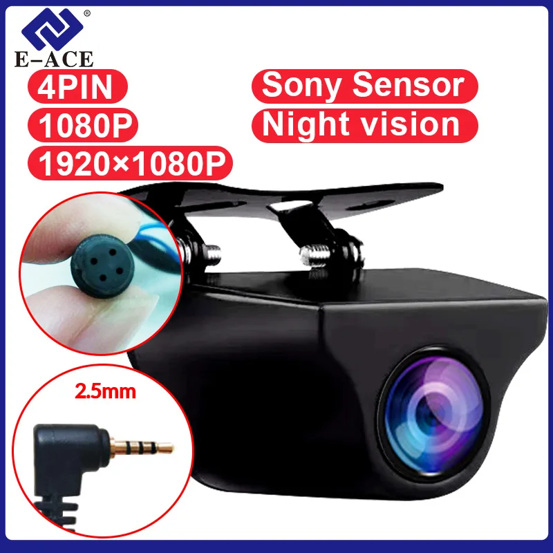 FHD 1080P Sony Car Rearview Camera 4PIN Waterproof 2.5MM Jack Back ...