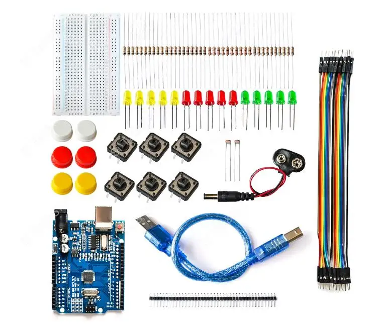 Kit-de-iniciaci-n-nuevo-y-Original-para-UNO-R3-Mini-Breadboard-bot-n-de ...