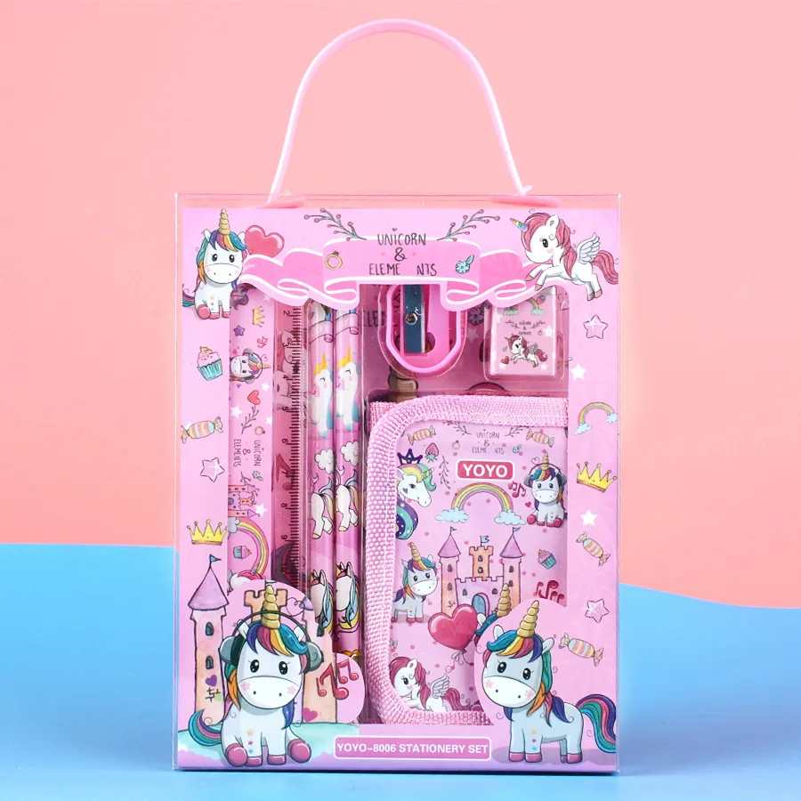 All-in-One-Stationery-Sets-Included-Wallet-Pencils-Sharpener-Eraser ...