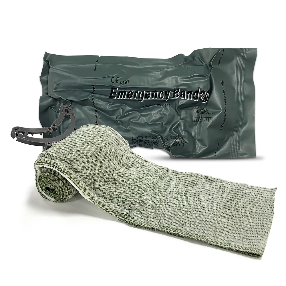 4/6in Israeli Bandage Wound Dressing Emergency Israel Bandage Combat ...