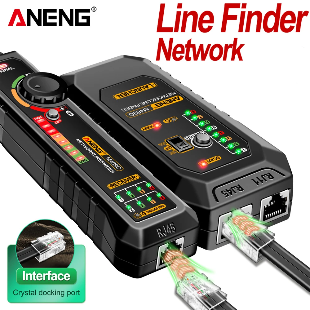ANENG-M469C-Multifunction-Network-Cable-Finder-RJ45-RJ11-LAN-Cable ...