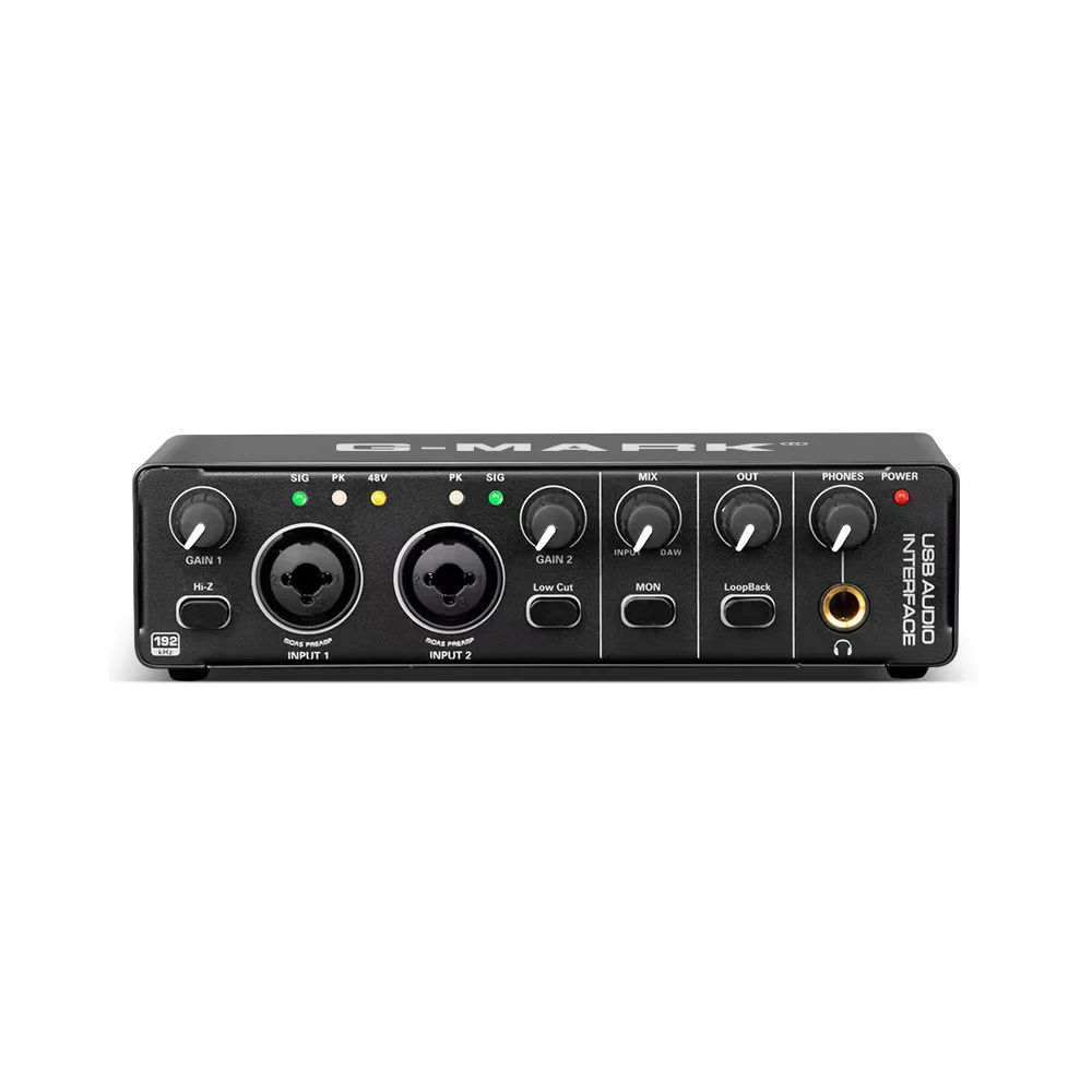 Audio-Interface-G-MARK-BGM-4-Sound-Card-AD-Converter-With-Monitoring ...