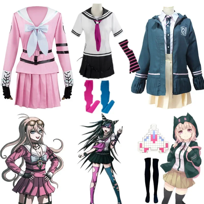 2023-Anime-Danganronpa-Nanami-ChiaKi-Cosplay-kost-m-Ibuki-Mioda-Miu ...
